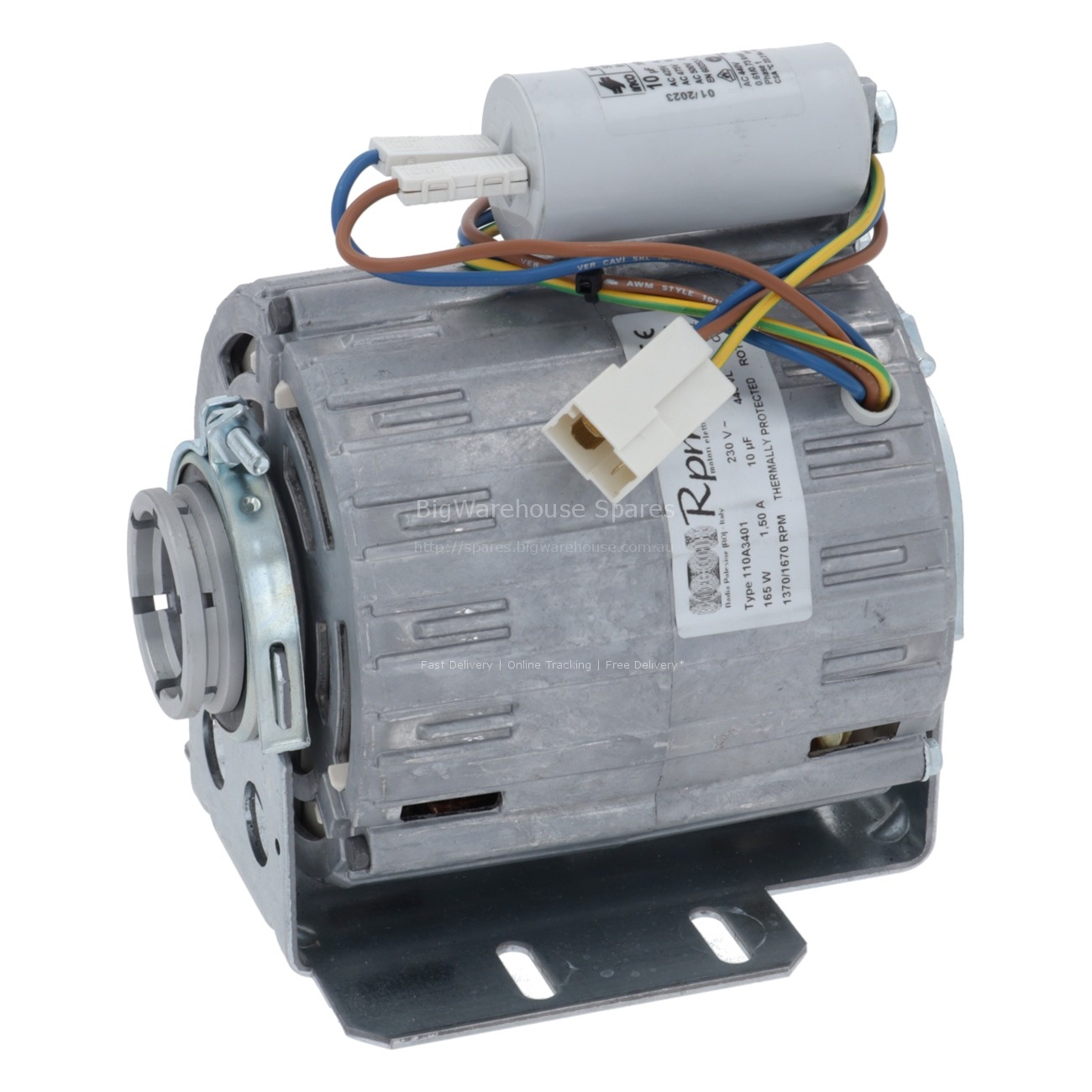 electric motor 230v 50 60hz 165w