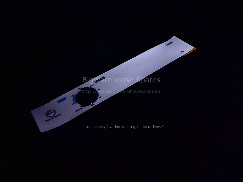 HAIER Dryer HDV60A1 decal control panel hdv6o