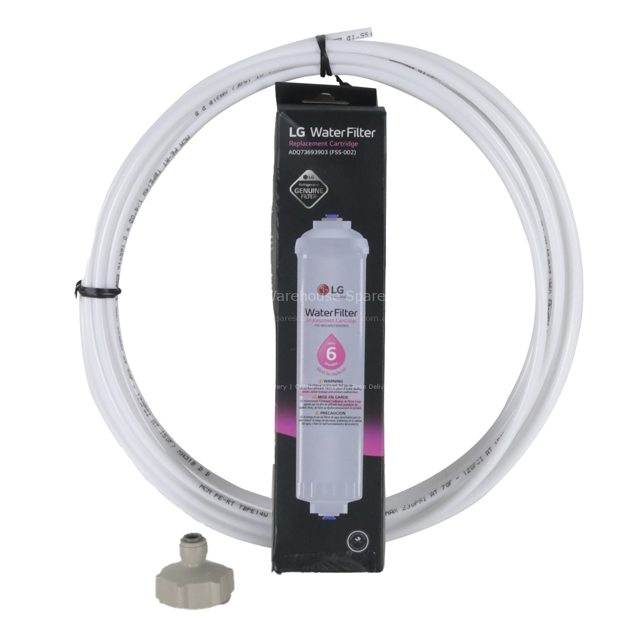 LG Refrigerator GR-L197NIS connector water tap plastic tubing