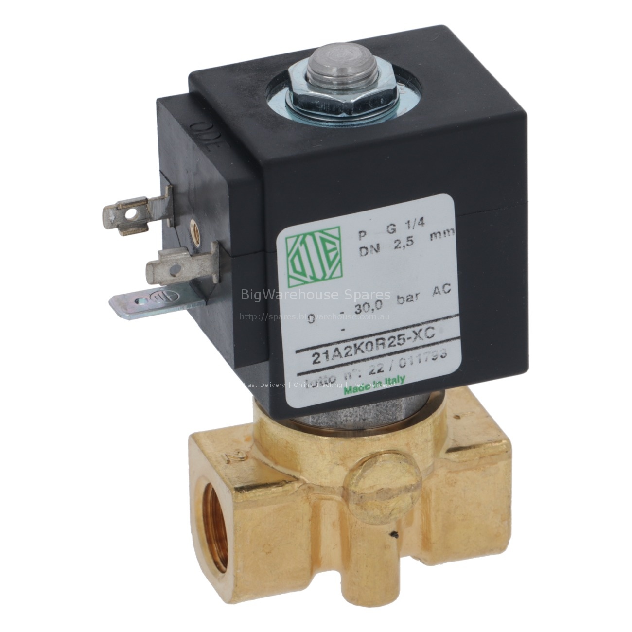 solenoid valve 2 way 1 4 220 230v