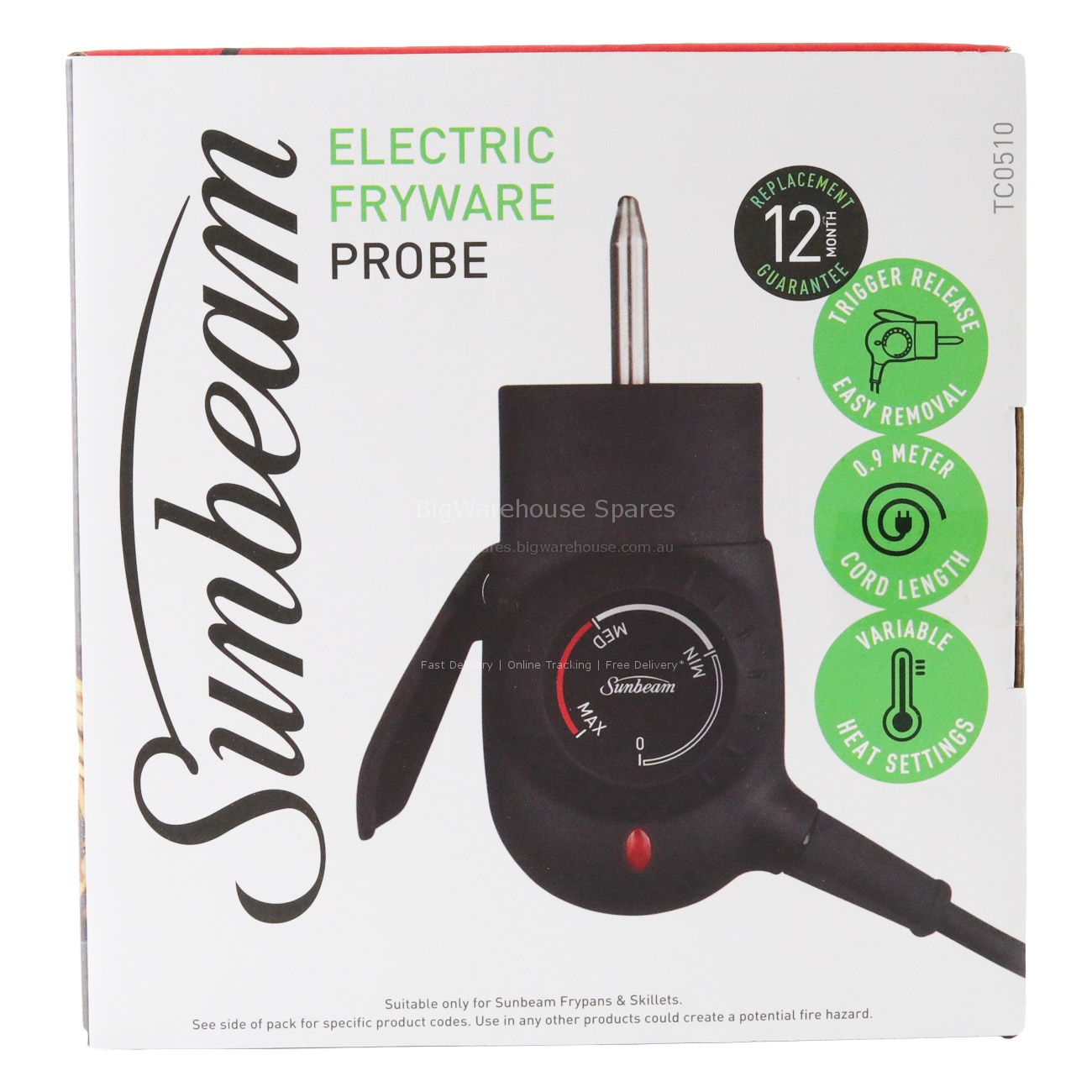 SUNBEAM FRY PAN FP234G control probe tc0510