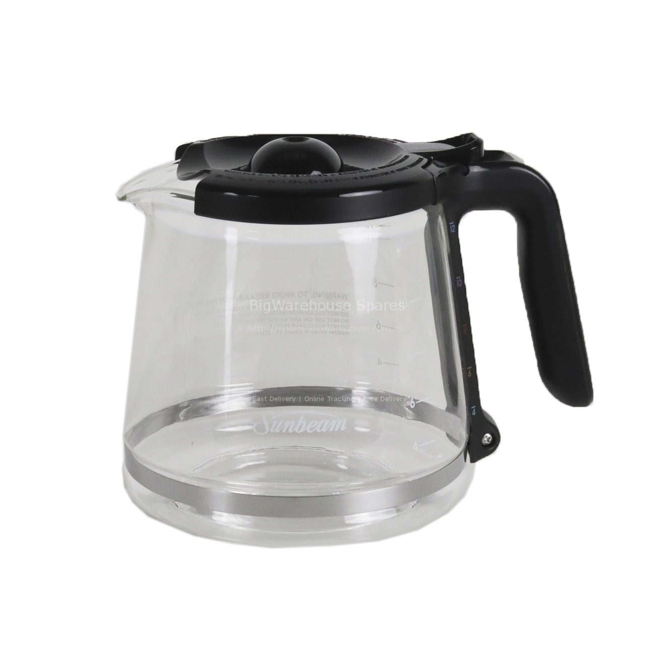 SUNBEAM COFFEE MACHINE PC8100 glass coffee carafe