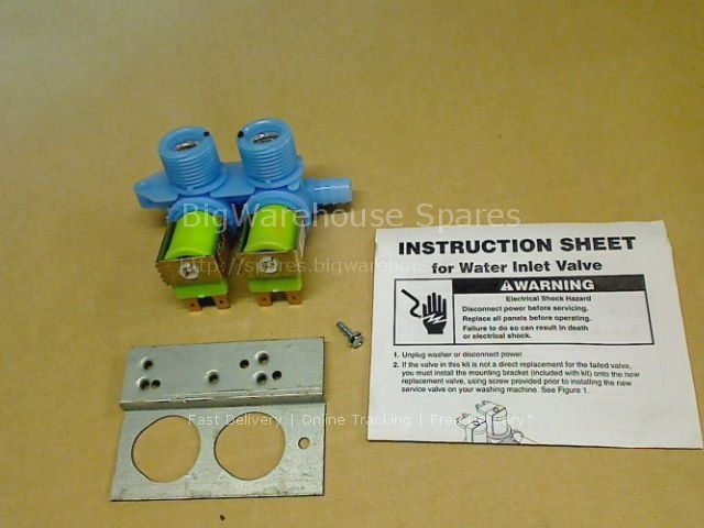 WHIRLPOOL WASHING MACHINE 8255E inlet valve